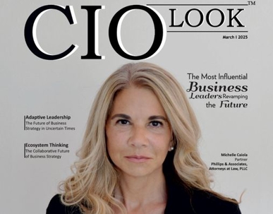 Michelle Caiola Featured Cover Story in Cio Look